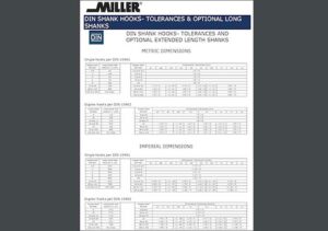 Shank lengths, tolerances, inspection and wear limits - Miller Lifting ...